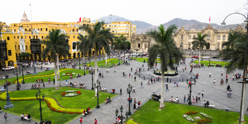 Peru Lima Plaza from above | Contours Travel | Experts in tailor-made tours
