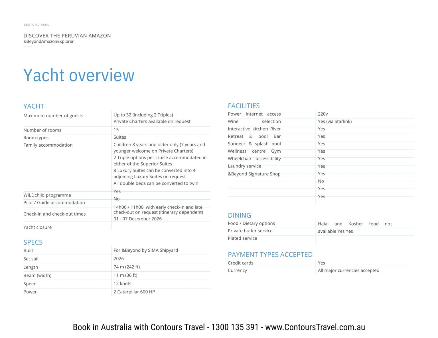 Contours - andBeyond - Amazon Explorer brochure 2026 - with CTABrochure ...