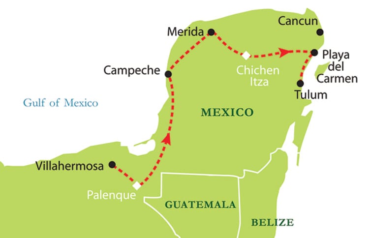 Route of the Maya | Contours Travel | Experts in tailor-made tours
